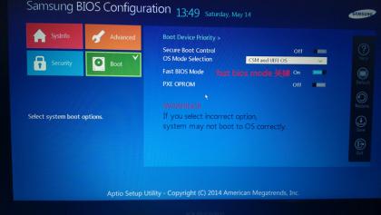 samsung三星450r5j笔记本电脑U盘启动装win7装系统 - 菜鸟头头